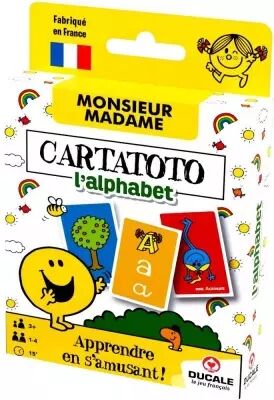 Cartatoto Alphabet : Monsieur Madame - Jeu Pédagogique - Espritjeu.com
