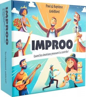 Improo - Jeu de Société - Jeu d'Ambiance - Expression - Bakakou ...
