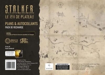 Maps & Stickers - Stalker : Le Jeu de Plateau - Espritjeu.com